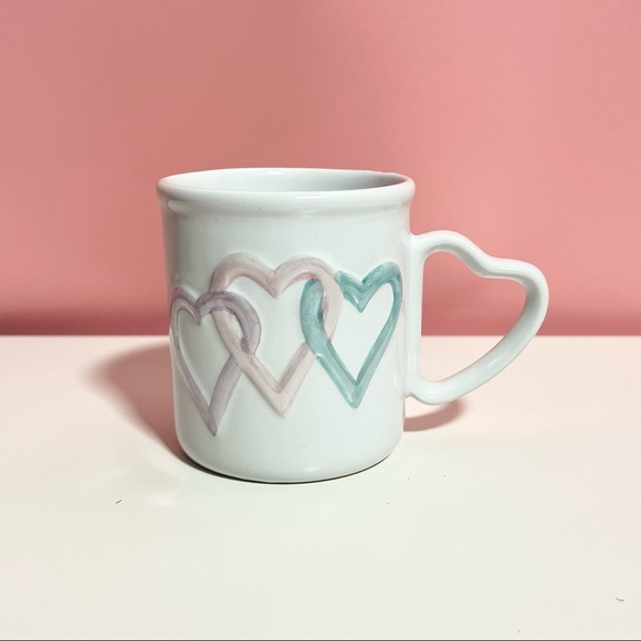 Vintage | Dining | Vintage Retro Pastel Heart Mary Kay Mug | Poshmark